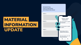 Aiding Estate Agents with Material Information Requirements